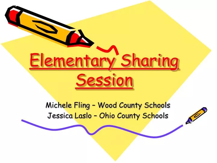 PPT - Elementary Sharing Session PowerPoint Presentation, free download ...