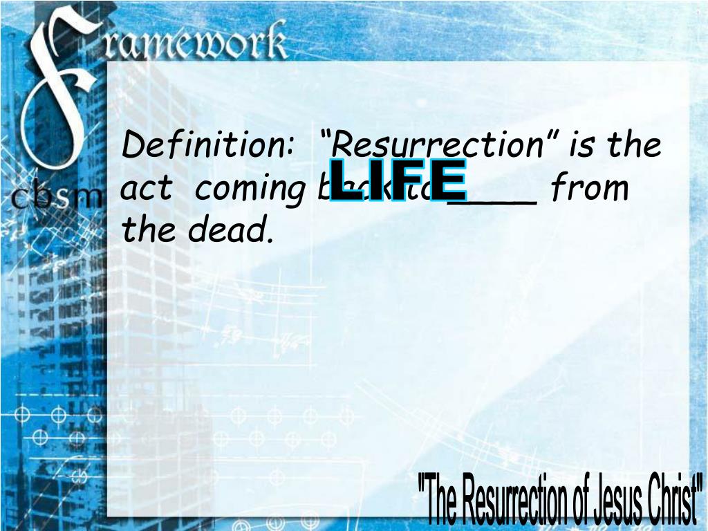 PPT - "The Resurrection of Jesus Christ" PowerPoint Presentation - ID ...