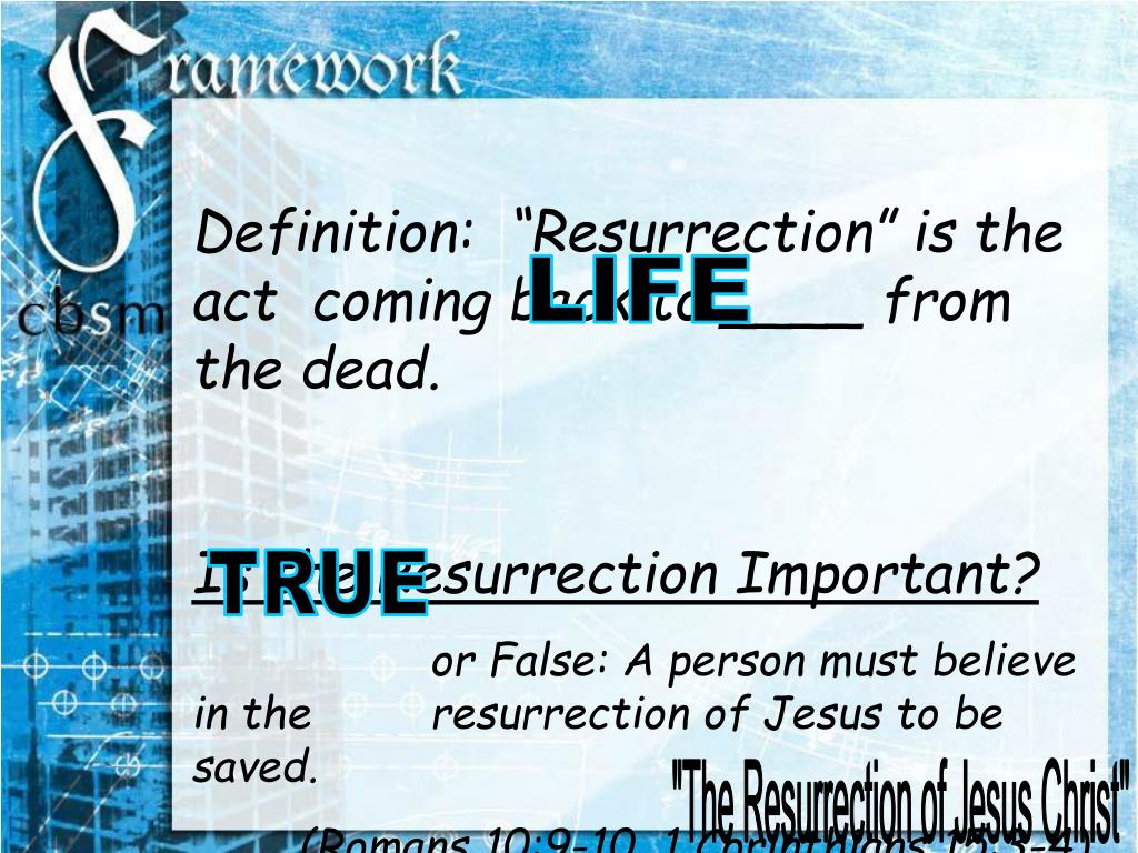 PPT - "The Resurrection of Jesus Christ" PowerPoint Presentation - ID ...