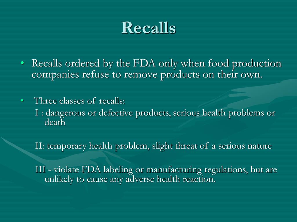 PPT - Food Safety In the United States: Shared responsibility ...