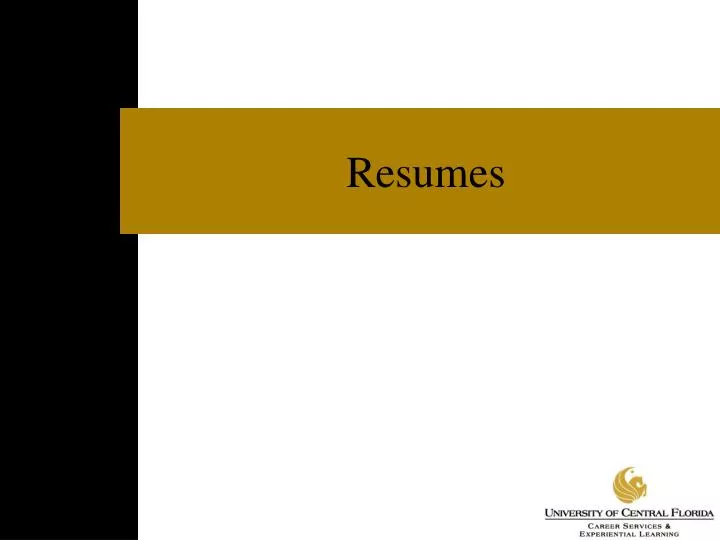 PPT - Resumes PowerPoint Presentation, free download - ID:6518340
