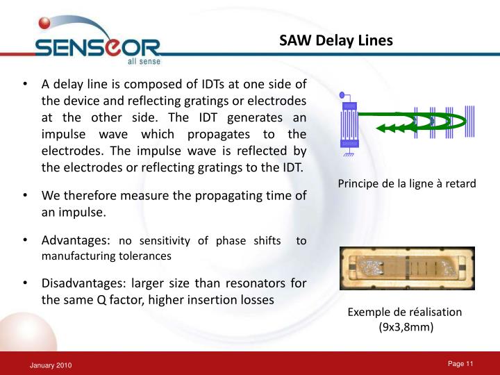 PPT - Delivering the Promise of Surface Acoustic Wave Sensors ...