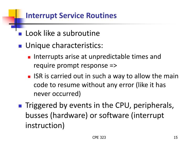 PPT - CPE 323 Introduction to Embedded Computer Systems: The MSP430 System Architecture ...