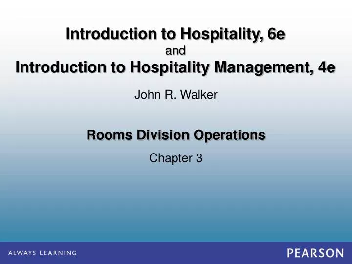 PPT - Rooms Division Operations PowerPoint Presentation, free download ...