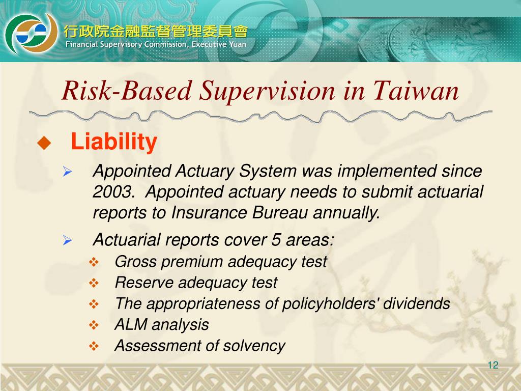 PPT - The Development of Enterprise Risk Management and Supervision for ...