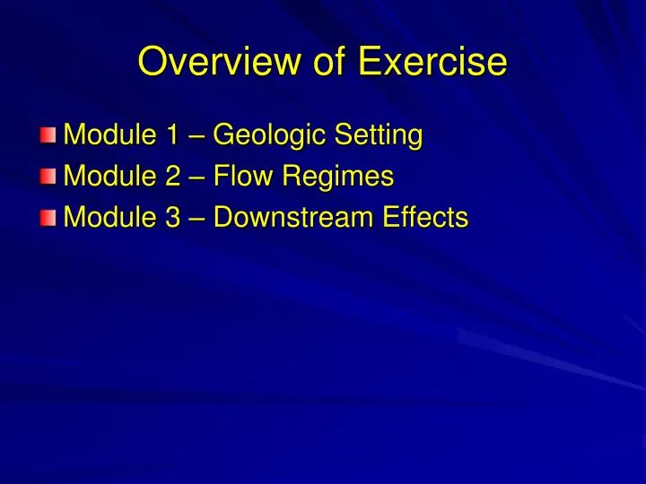 PPT - Overview of Exercise PowerPoint Presentation, free download - ID ...