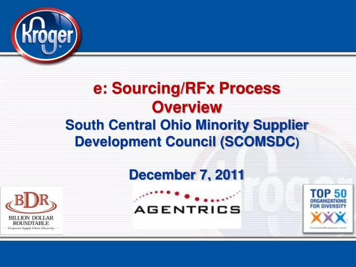 PPT - e: Sourcing/RFx Process Overview PowerPoint Presentation, free ...