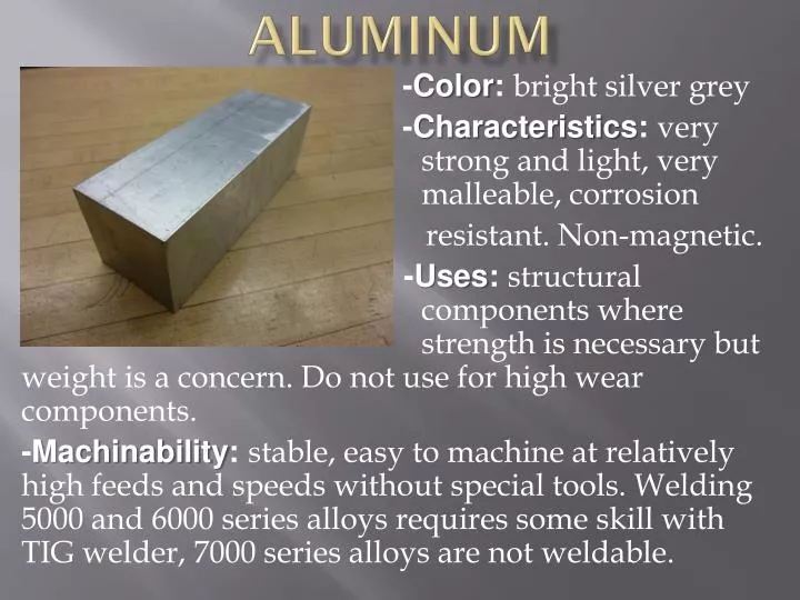 PPT - Aluminum PowerPoint Presentation, free download - ID:6521076