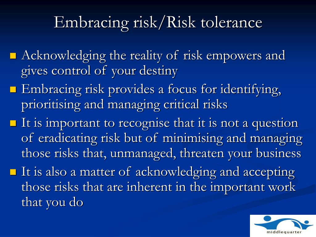 PPT - SOME THOUGHTS ON MANAGING RISK IN THE COMMUNITY AND VOLUNTARY ...