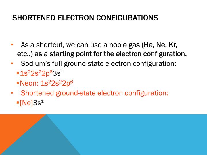 PPT - Chemistry ELECTRONIC STRUCTURE Electron Configurations PowerPoint ...