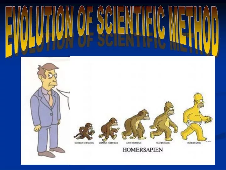 PPT - EVOLUTION OF SCIENTIFIC METHOD PowerPoint Presentation, free ...
