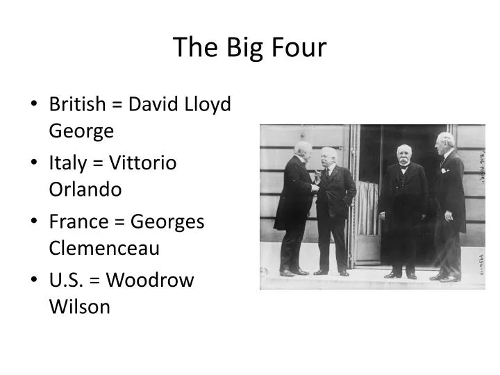 PPT - The Big Four PowerPoint Presentation, free download - ID:6521873