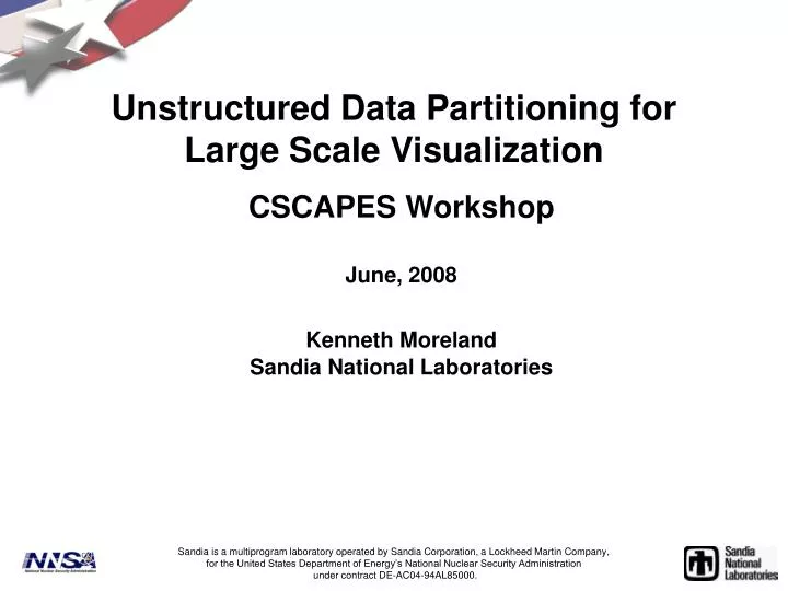 Ppt Unstructured Data Partitioning For Large Scale Visualization Powerpoint Presentation Id