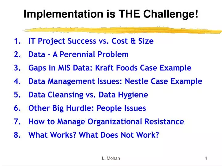 PPT - Implementation is THE Challenge! PowerPoint Presentation, free ...