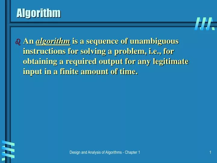 PPT - Algorithm PowerPoint Presentation, free download - ID:6522240