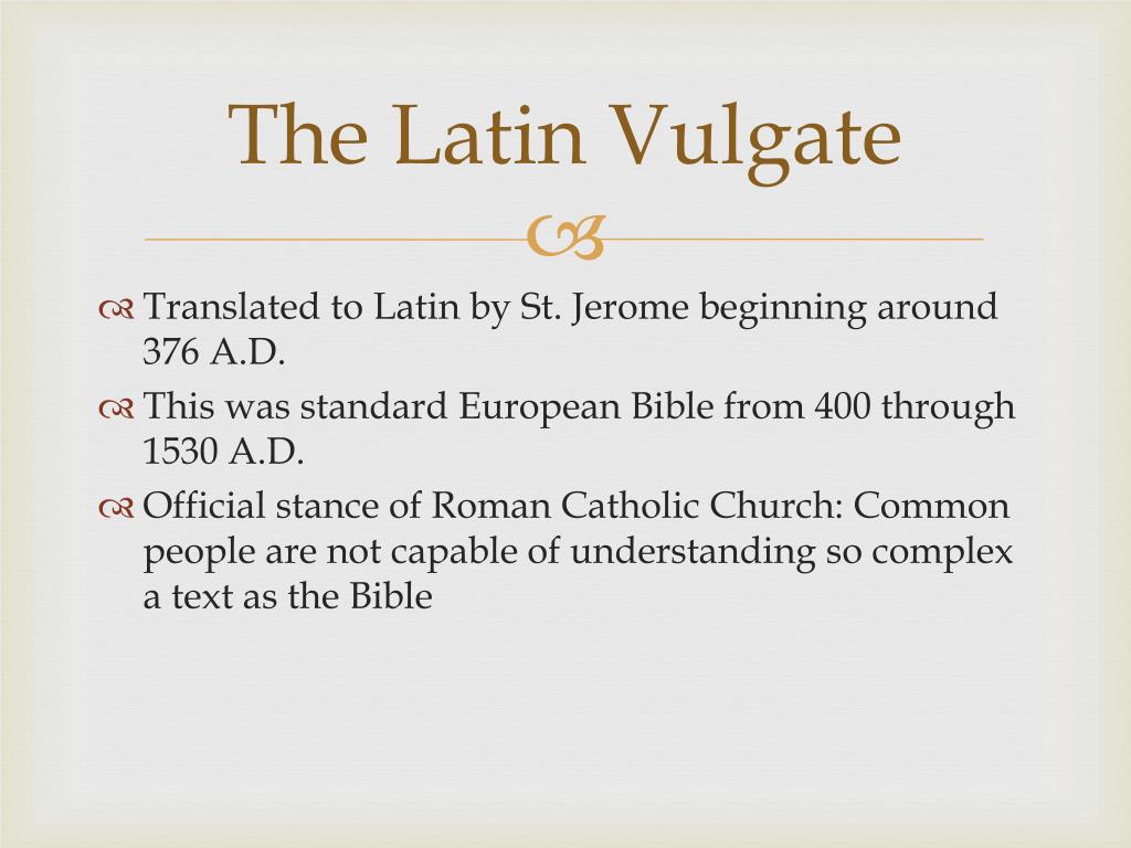 PPT - The Bible in English PowerPoint Presentation, free download - ID ...