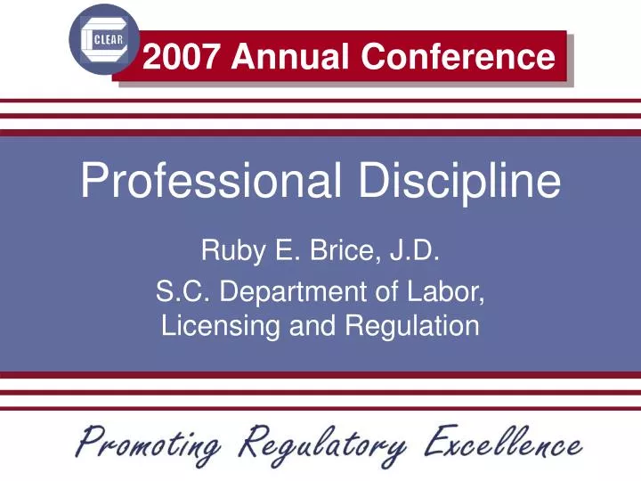 PPT - Professional Discipline PowerPoint Presentation, free download ...