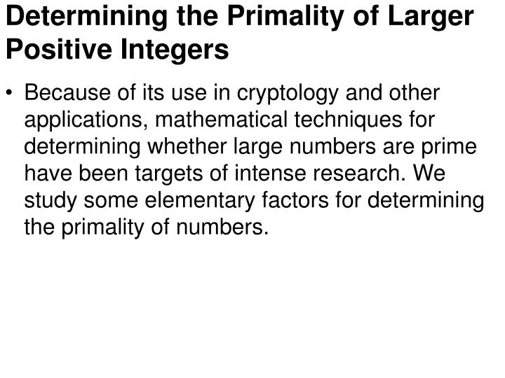 Ppt Section 41 Primes Factorization And The Euclidean Algorithm Powerpoint Presentation