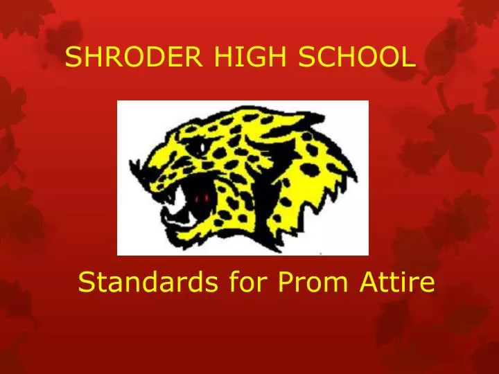 PPT - SHRODER HIGH SCHOOL PowerPoint Presentation, free download - ID ...