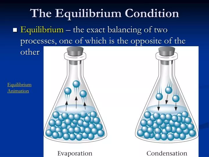 PPT - The Equilibrium Condition PowerPoint Presentation, free download ...