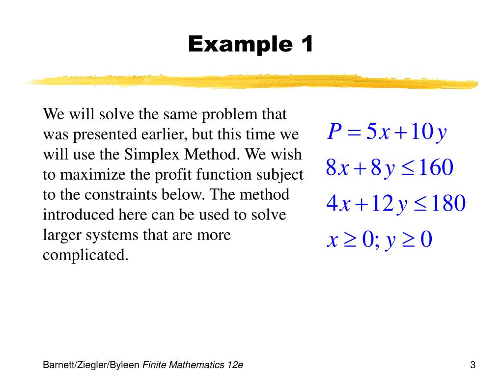 PPT Chapter 6 Linear Programming The Simplex Method PowerPoint 