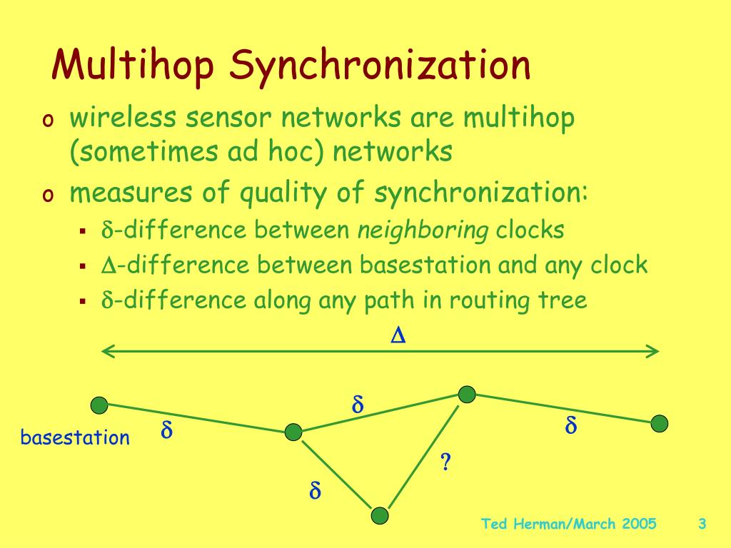 Ppt Time Synchronization And Wireless Sensor Networks Part Ii