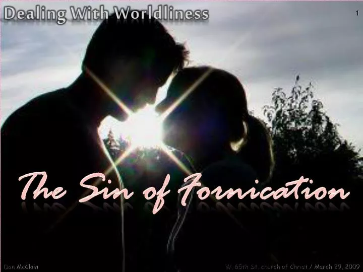 PPT - Dealing With Worldliness PowerPoint Presentation, free download ...