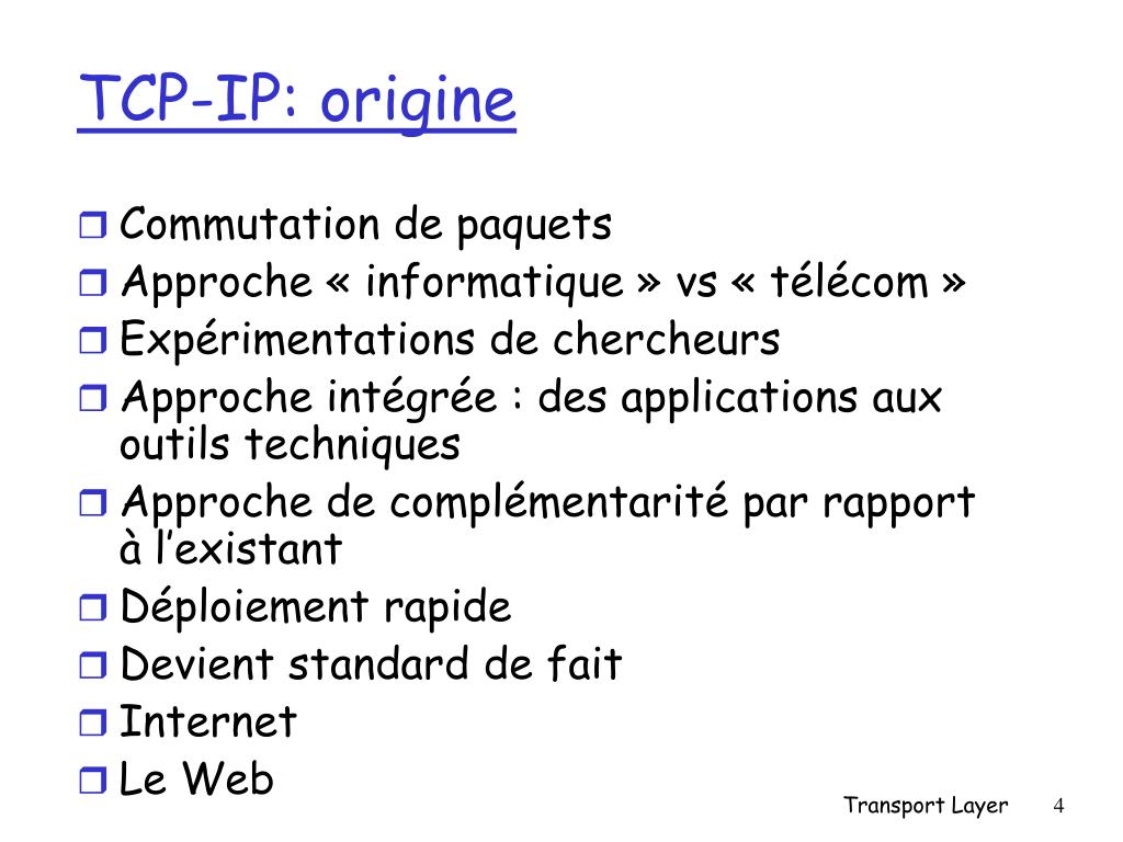 PPT - les protocoles de transport TCP et UDP PowerPoint Presentation ... PPT - les protocoles de transport TCP et UDP PowerPoint Presentation ...