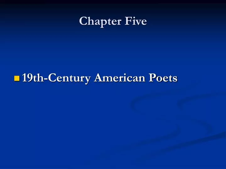 PPT - Chapter Five PowerPoint Presentation, free download - ID:6526056