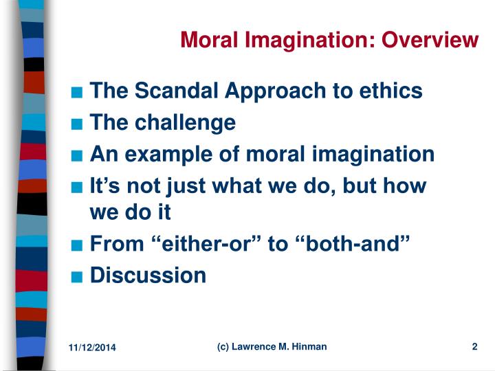 PPT - Moral Imagination PowerPoint Presentation - ID:6526103