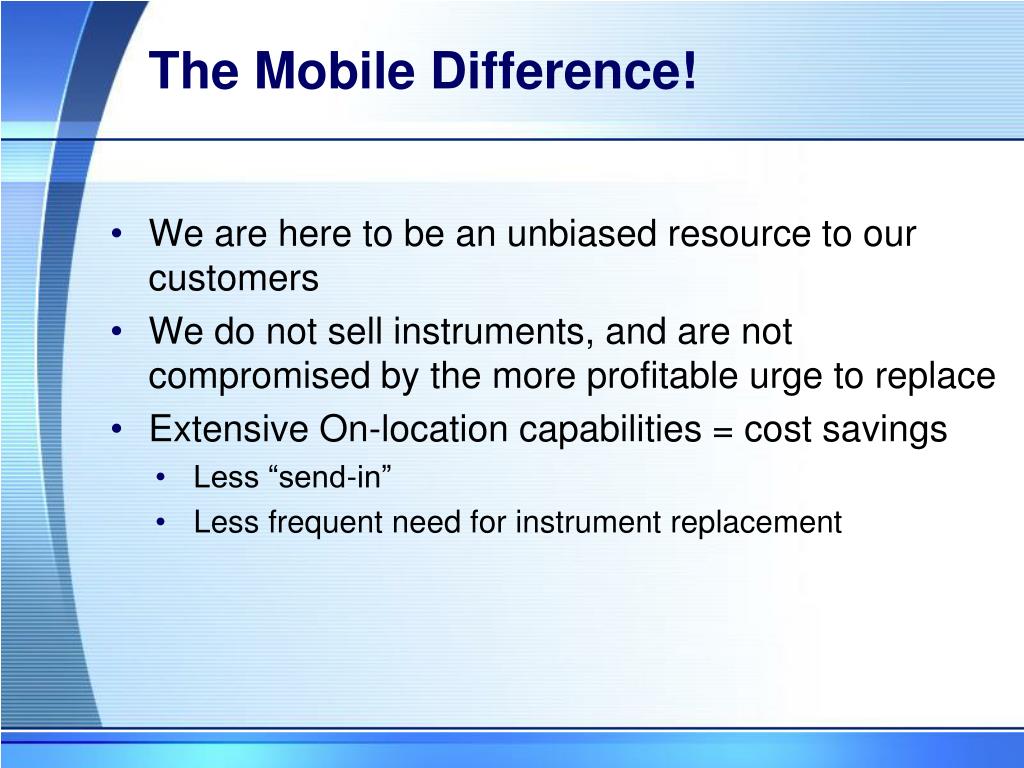 PPT - MOBILE INSTRUMENT SERVICE & REPAIR INC. PowerPoint Presentation ...
