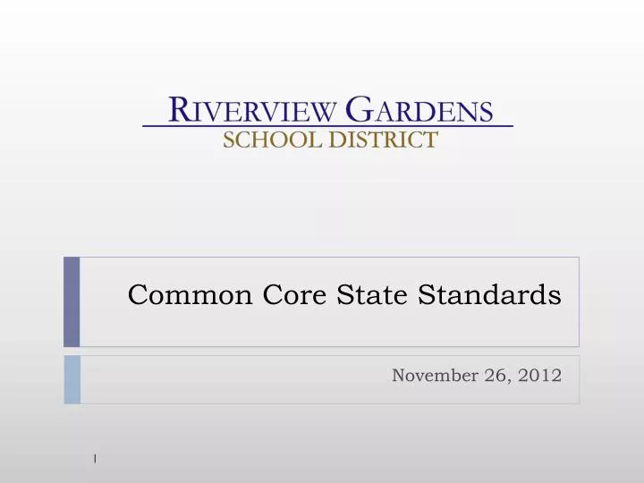 PPT - Common Core State Standards PowerPoint Presentation, free ...