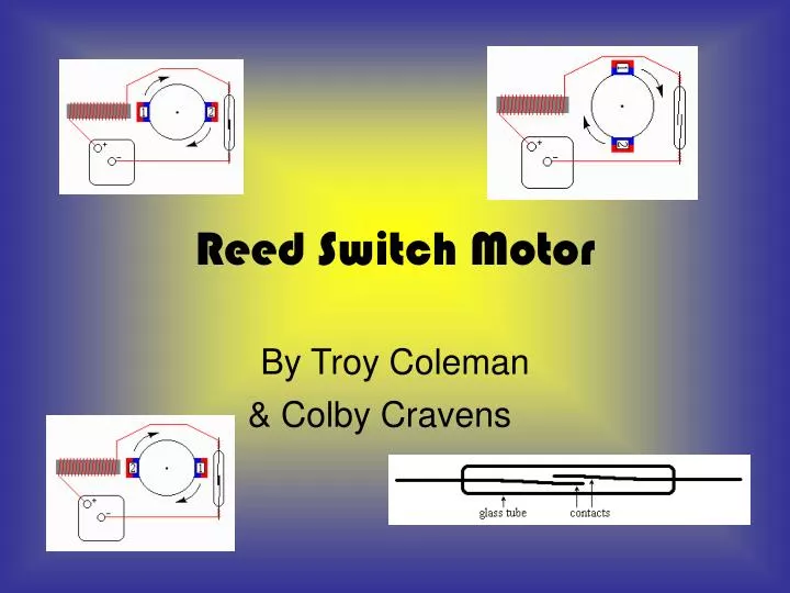 PPT - Reed Switch Motor PowerPoint Presentation, free download - ID:6526983