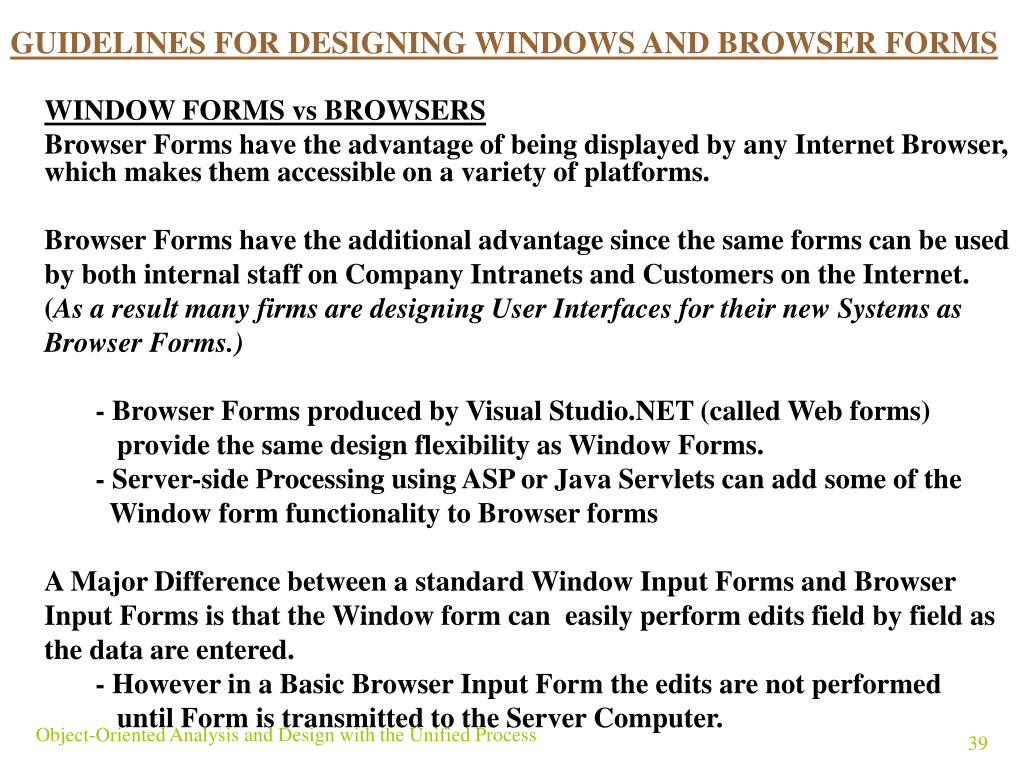 PPT - CHAPTER 11 DESIGNING THE USER INTERFACE LAYER PowerPoint ...