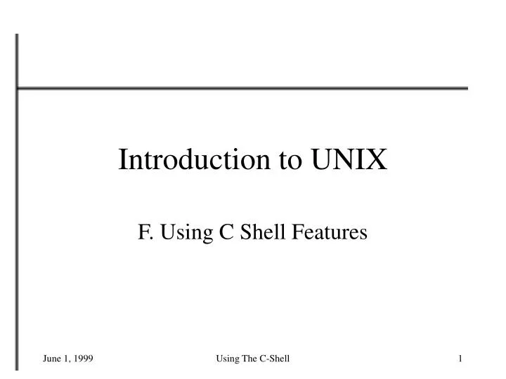 PPT - Introduction to UNIX PowerPoint Presentation, free download - ID ...