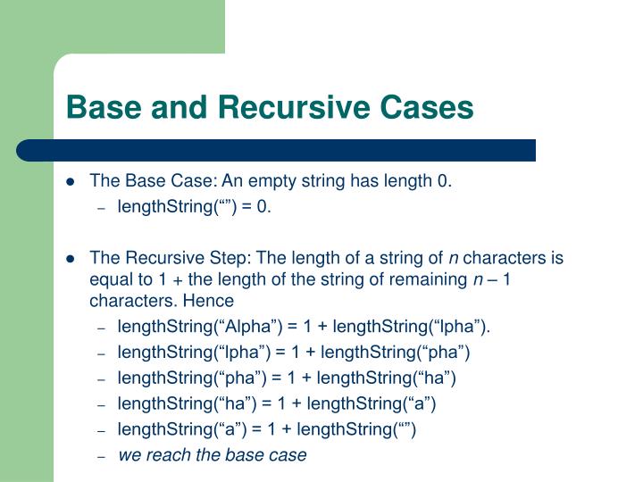 Ppt Problem Solving 4 Algorithms Problem Solving And Recursion Powerpoint Presentation Id