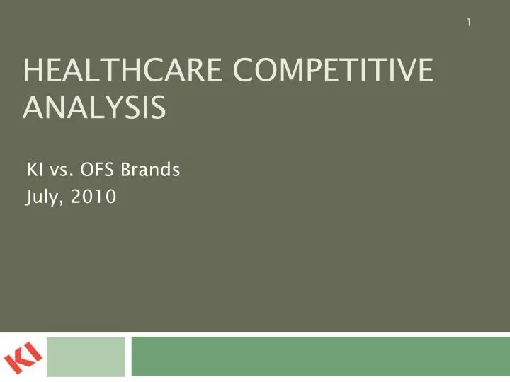 PPT - Healthcare Competitive Analysis PowerPoint Presentation, free ...