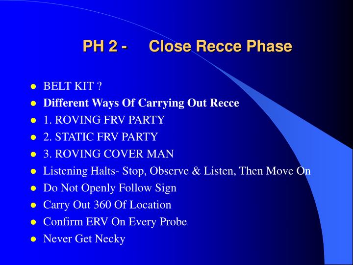 PPT - Close Target Reconnaissance Lecture PowerPoint Presentation - ID ...