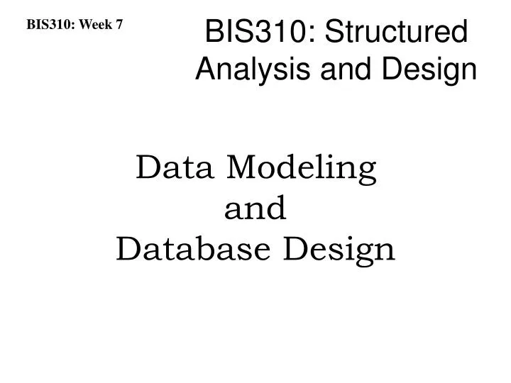 PPT - Data Modeling and Database Design PowerPoint Presentation, free ...