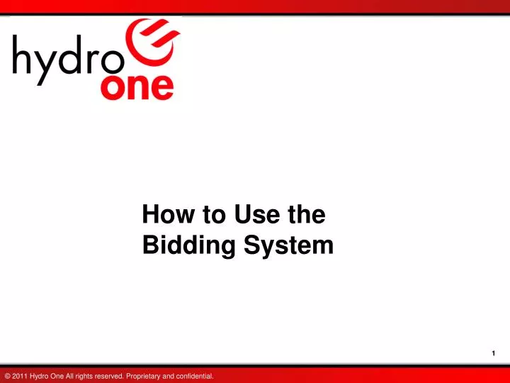 PPT - How to Use the Bidding System PowerPoint Presentation, free ...
