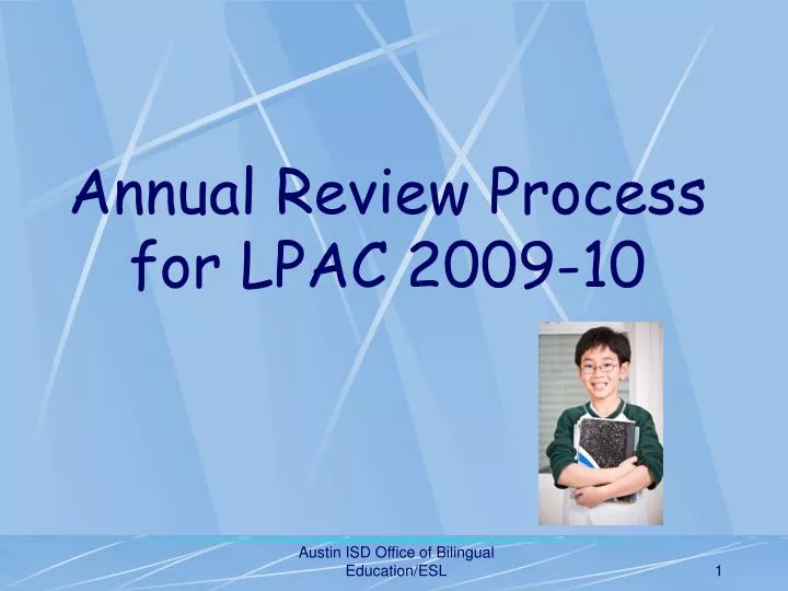 PPT - Annual Review Process for LPAC 2009-10 PowerPoint Presentation ...