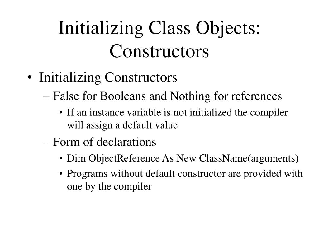 Ppt Object Based Programming In Vb Net Powerpoint Presentation Free