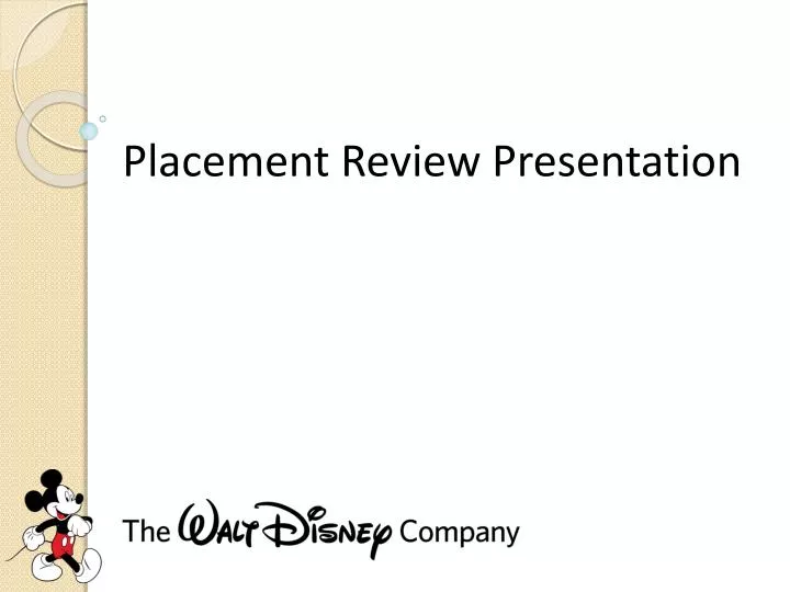PPT - Placement Review Presentation PowerPoint Presentation, free ...