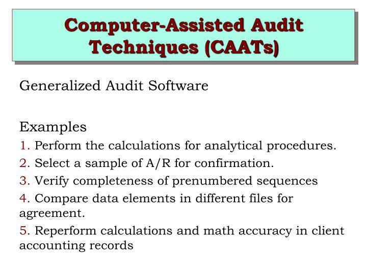 PPT - CHAPTER 6 AUDIT PROCEDURES, AUDIT EVIDENCE, AND WORKING PAPERS ...