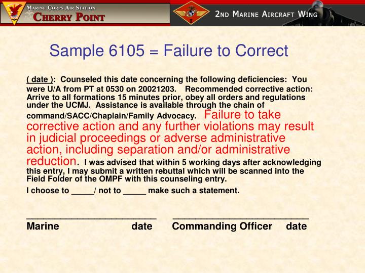 PPT - 6105 Counseling CWO3 Walls Joint Law Center, MCAS Cherry Point ...