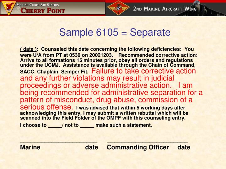 PPT - 6105 Counseling CWO3 Walls Joint Law Center, MCAS Cherry Point ...