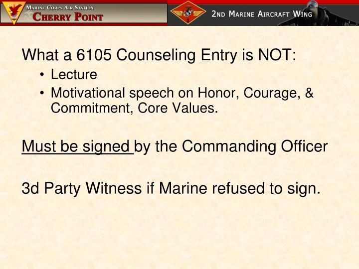 PPT - 6105 Counseling CWO3 Walls Joint Law Center, MCAS Cherry Point ...