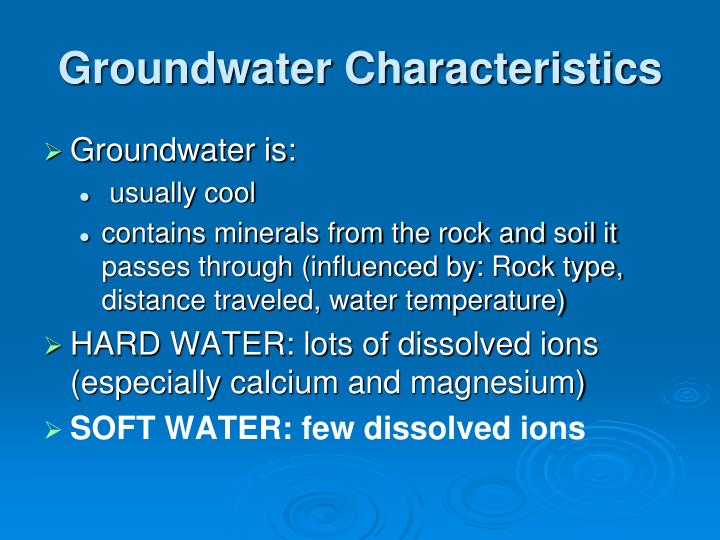 PPT - Groundwater PowerPoint Presentation - ID:6530166