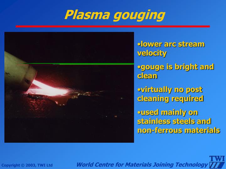 PPT - PLASMA WELDING AND CUTTING PowerPoint Presentation - ID:6530255