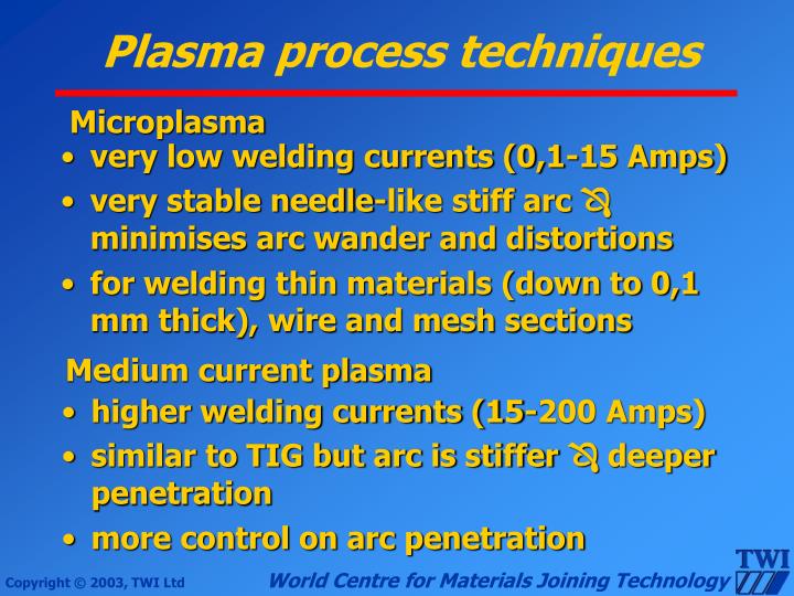 PPT - PLASMA WELDING AND CUTTING PowerPoint Presentation - ID:6530255